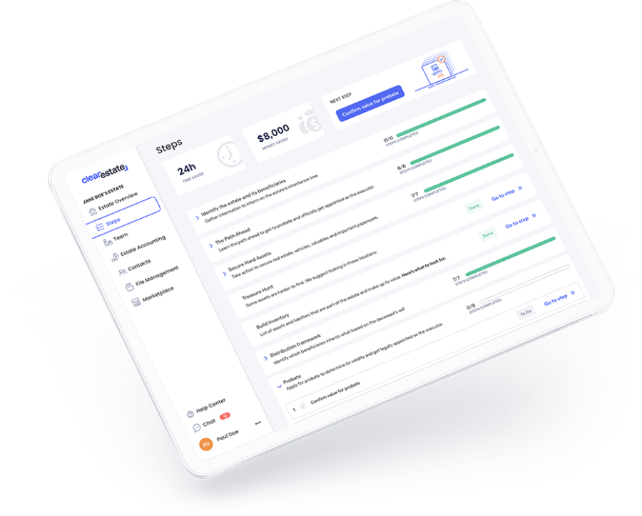 ClearEstate | Online Estate Planning and Settlement Service